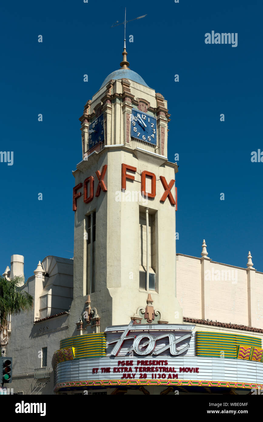 Fox california theater hi-res stock photography and images - Alamy
