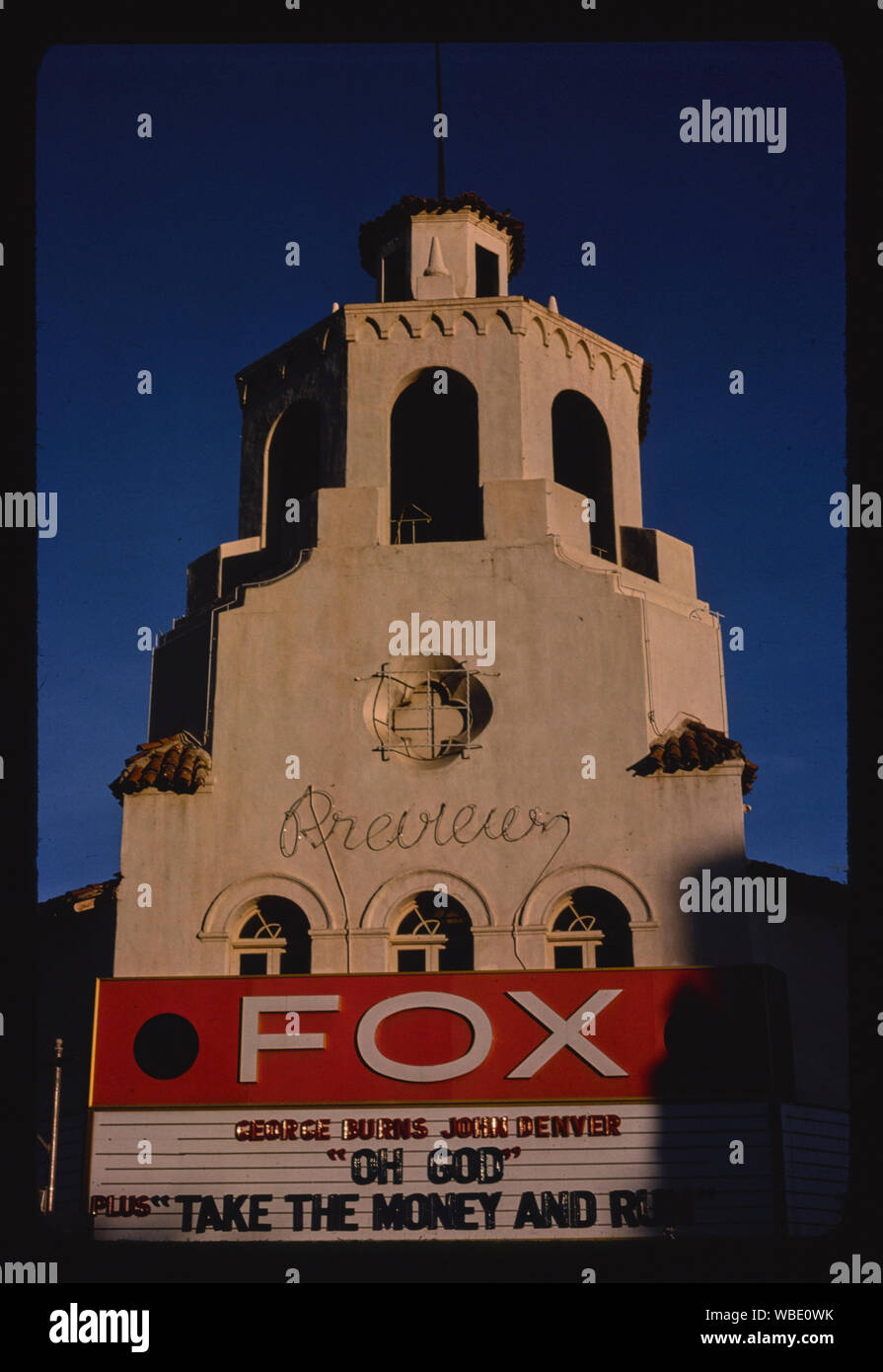Fox Theater, Riverside, California Stock Photo - Alamy
