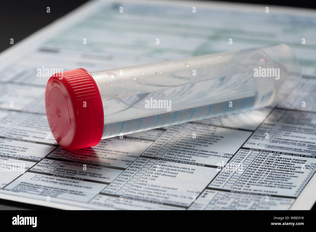 Water for chemical and microbiology analysis in lab Stock Photo - Alamy