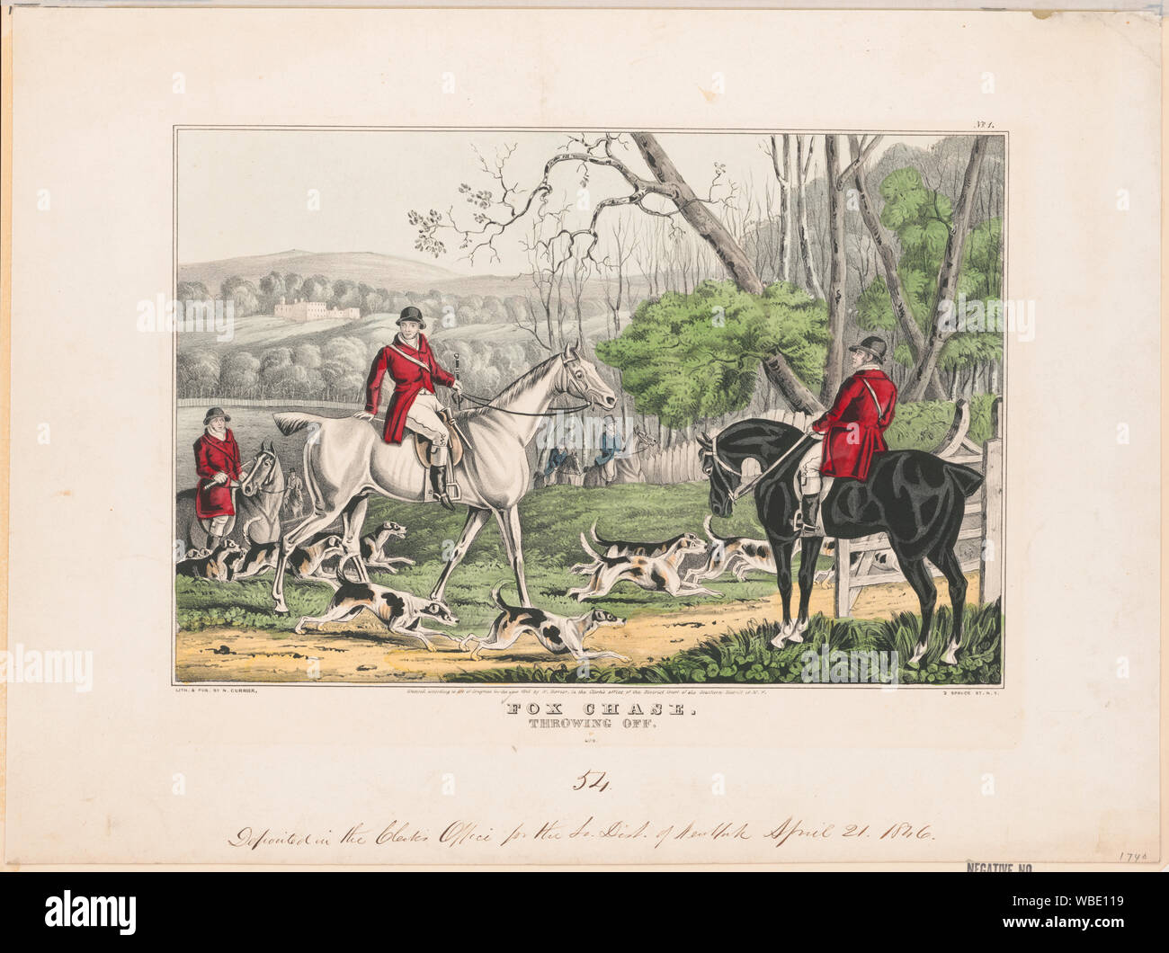 Fox chase: Throwing off Stock Photo - Alamy