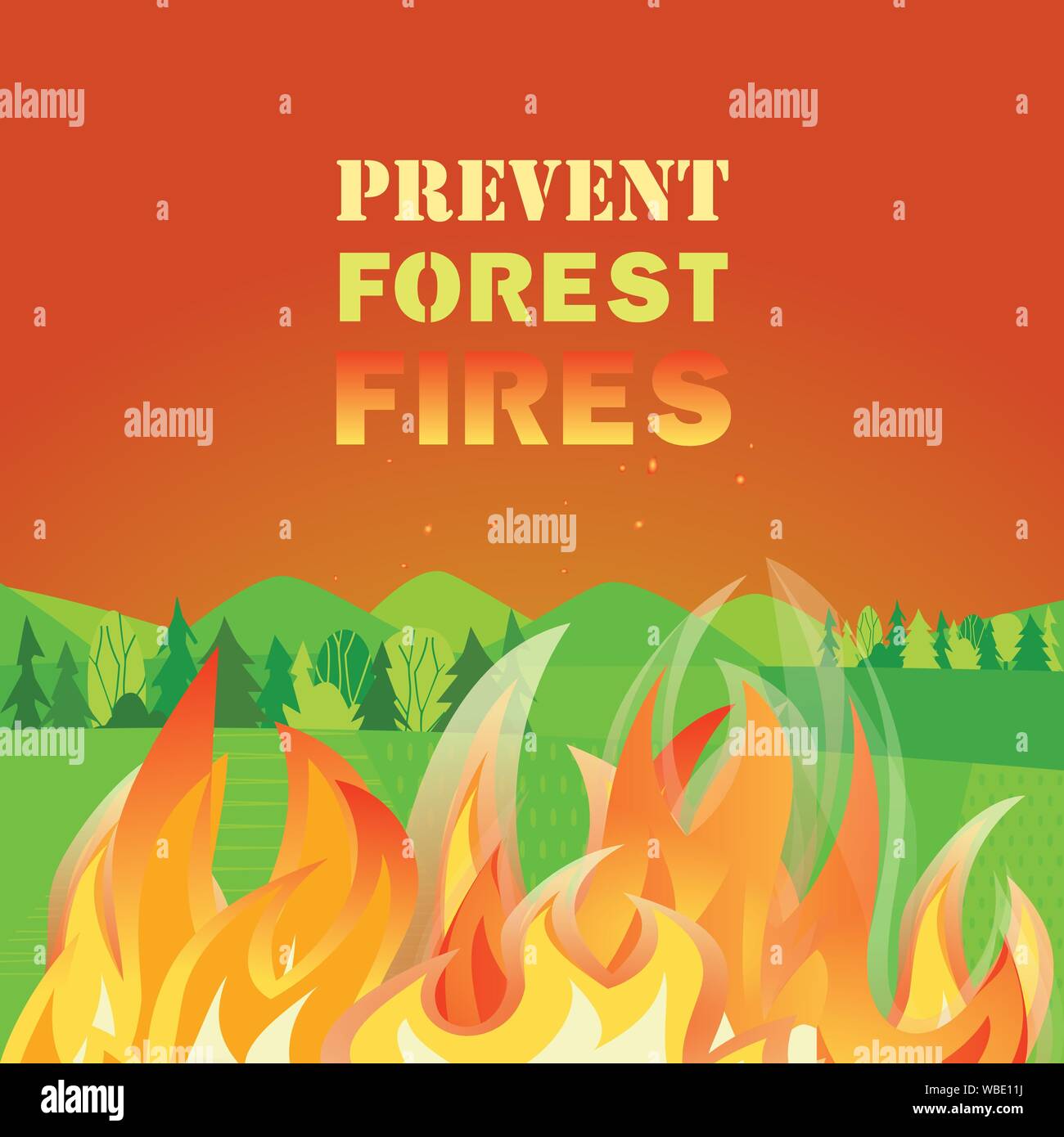 Fire Safety Poster High Resolution Stock Photography and Images - Alamy