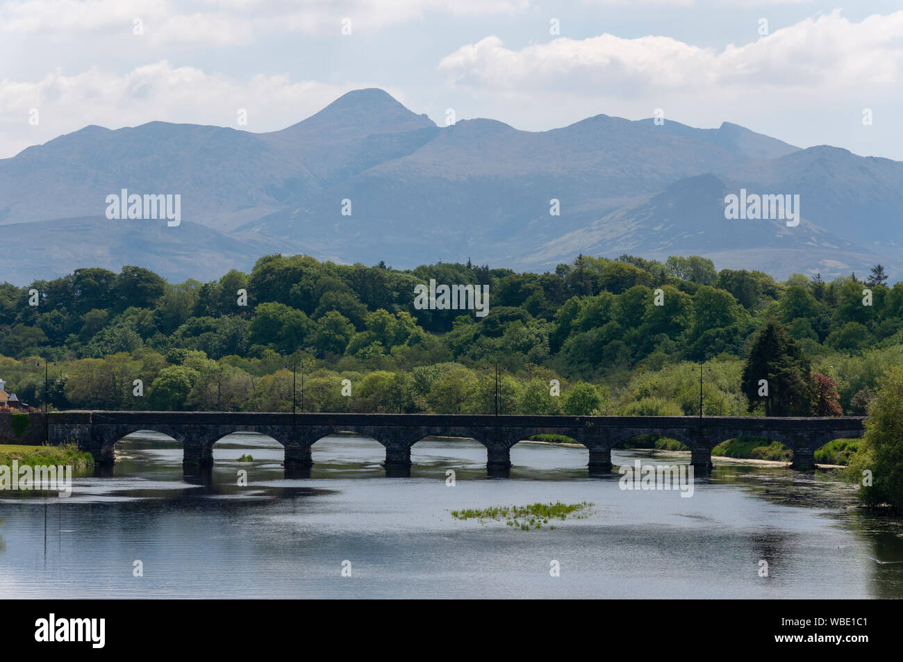 The Laune Bridge or County Bridge in Killorglin road bridge over River ...