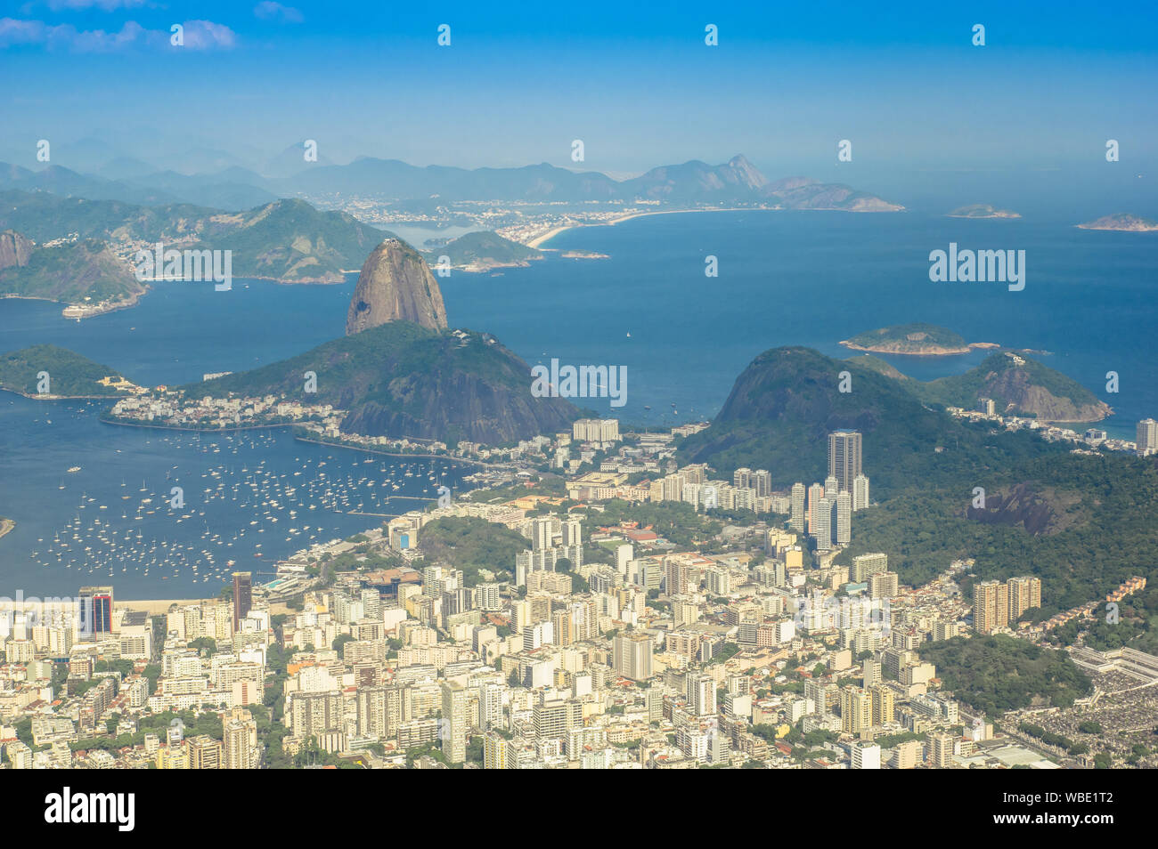 Rio de janeiro christ drone hi-res stock photography and images - Alamy