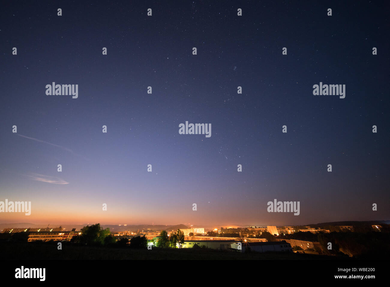 Night sky panorama Stock Photo - Alamy