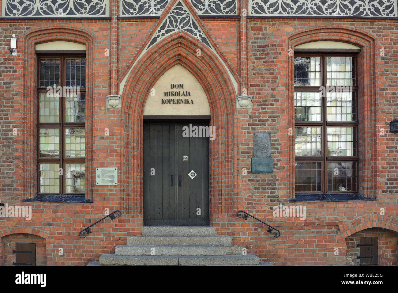 Birth house of the astronomer and mathematican Nicolaus Copernicus with ...