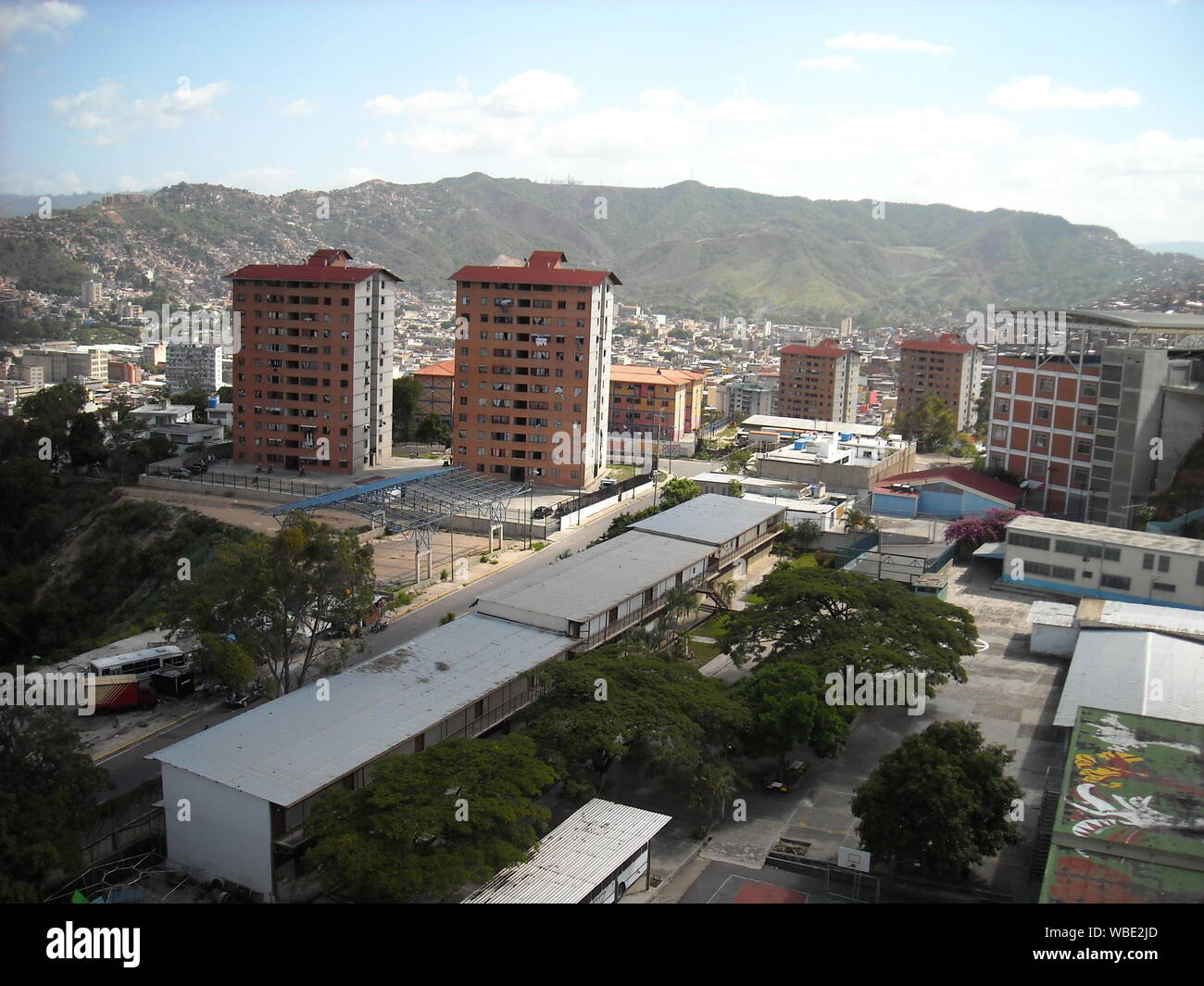 Caracas, Venezuela. View of some social interest buildings of the Gran ...
