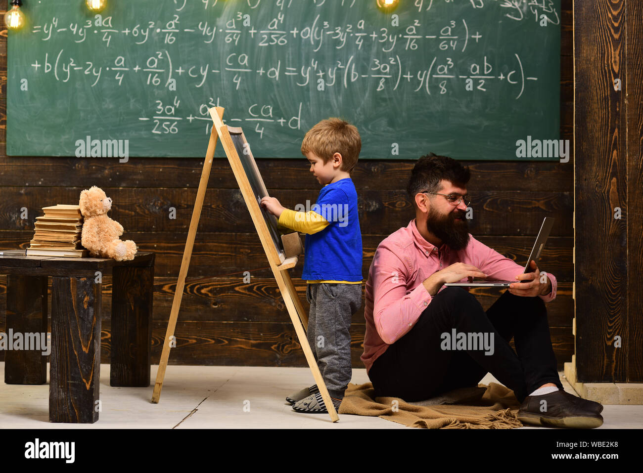 Good teachers help students ask great questions. Hipster is solving ...