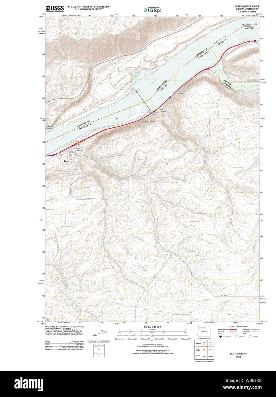Map oregon usgs hi-res stock photography and images - Alamy