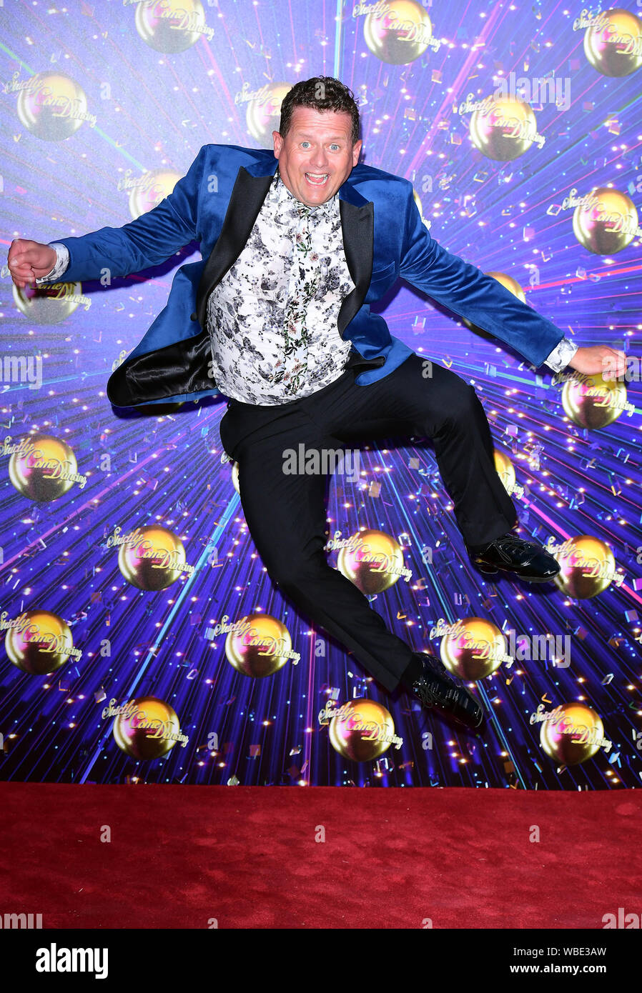 Mike Bushell arriving at the red carpet launch of Strictly Come Dancing ...
