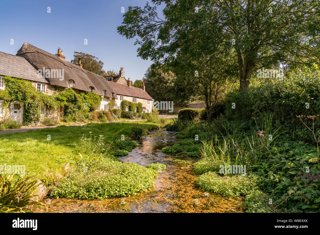 Barrington Row, Winkle Street, Calbourne, Isle of Wight Stock Photo - Alamy