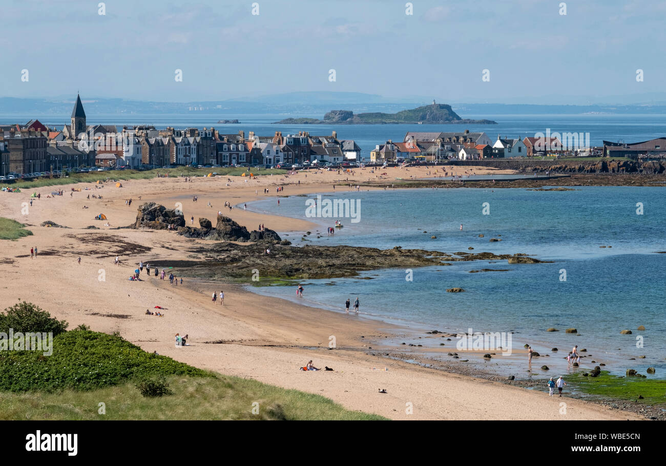 Milsey bay beach north berwick hi-res stock photography and images - Alamy