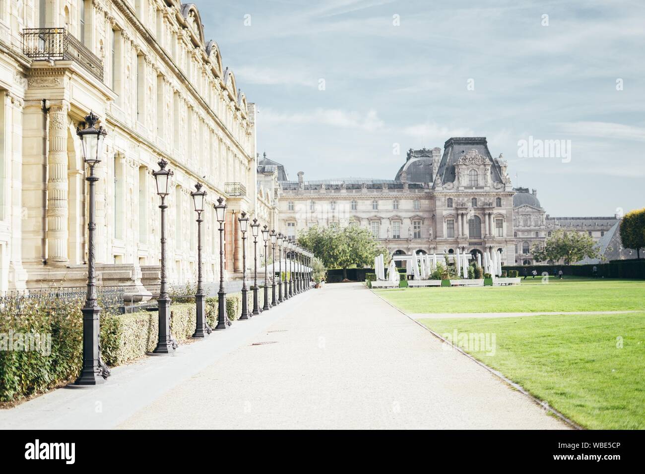 Beautiful shot historic louvre hi-res stock photography and images - Alamy