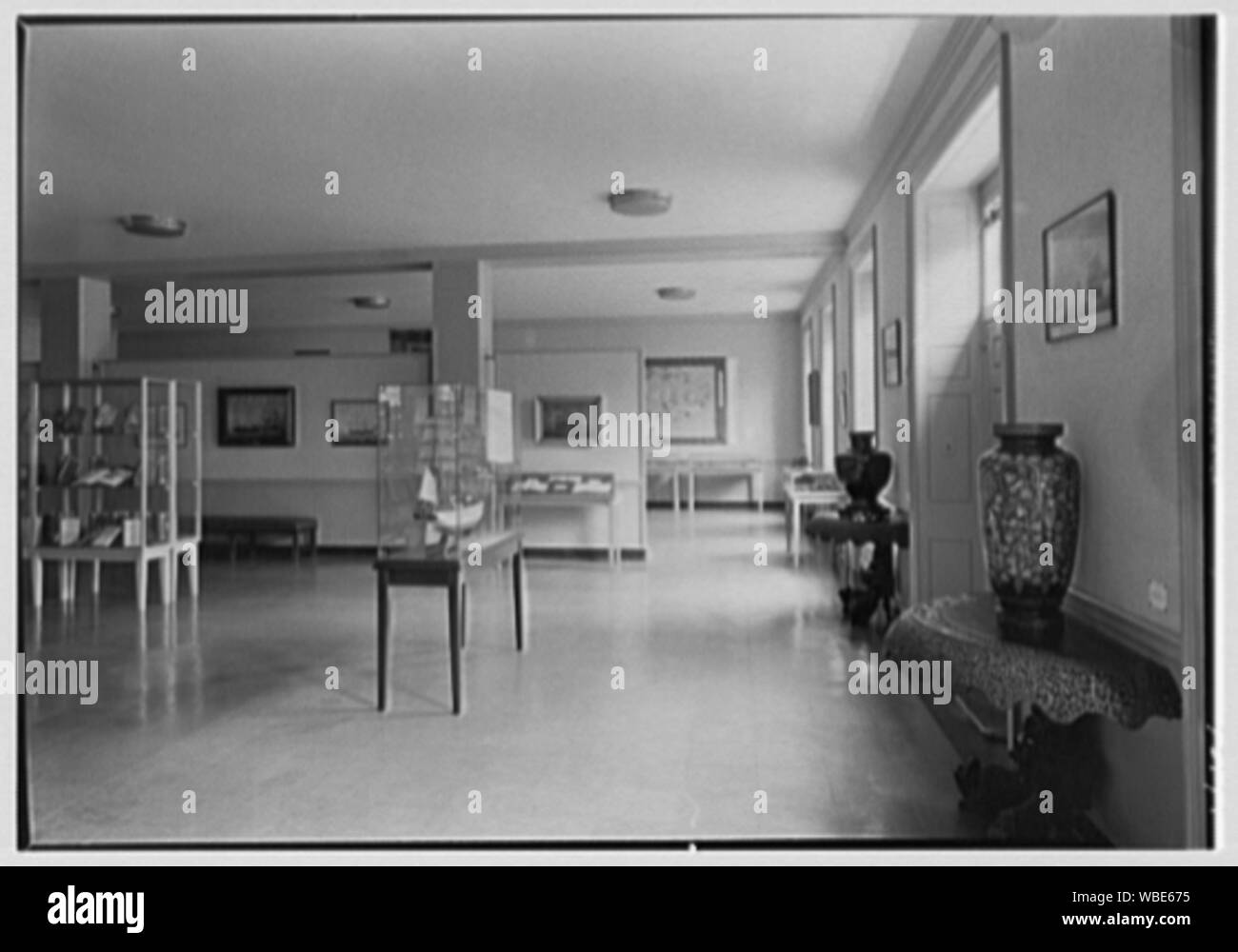 Franklin Delano Roosevelt Library, Hyde Park, New York. Abstract/medium ...