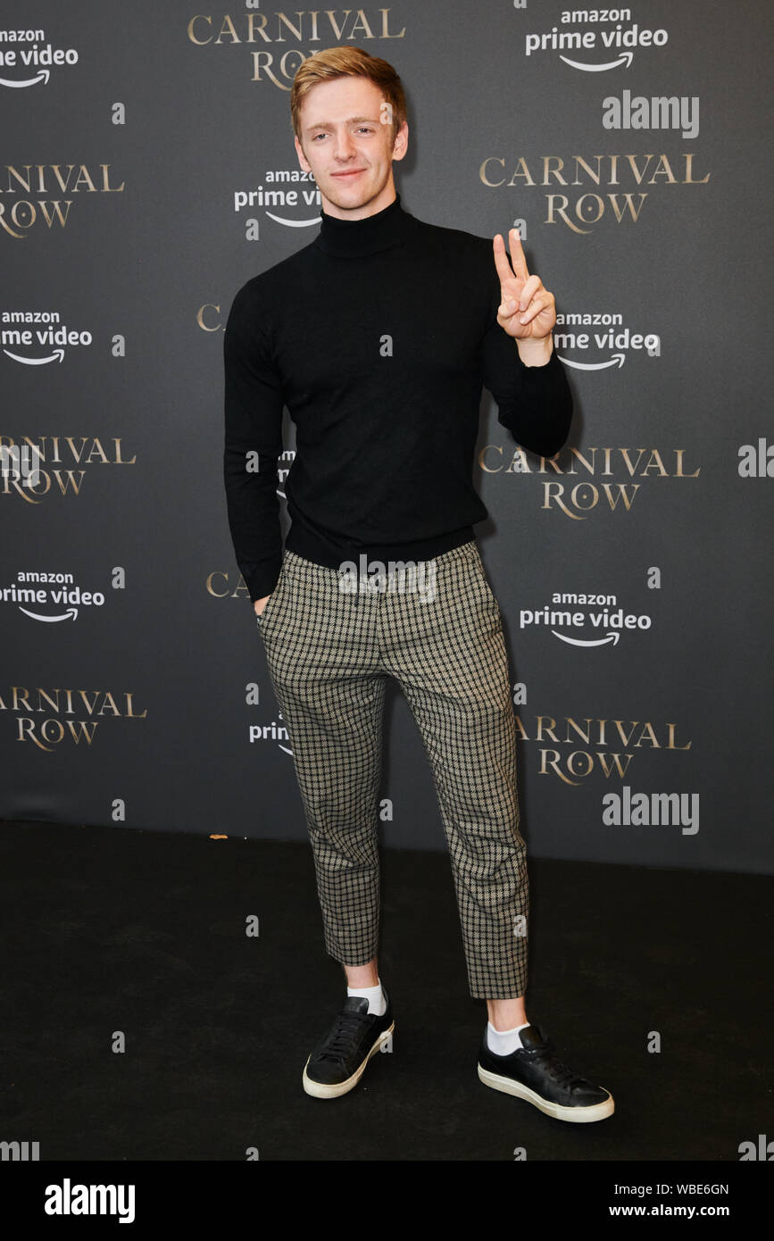 Berlin, Germany. 26th Aug, 2019. Actor Timur Bartels comes to the Astor ...