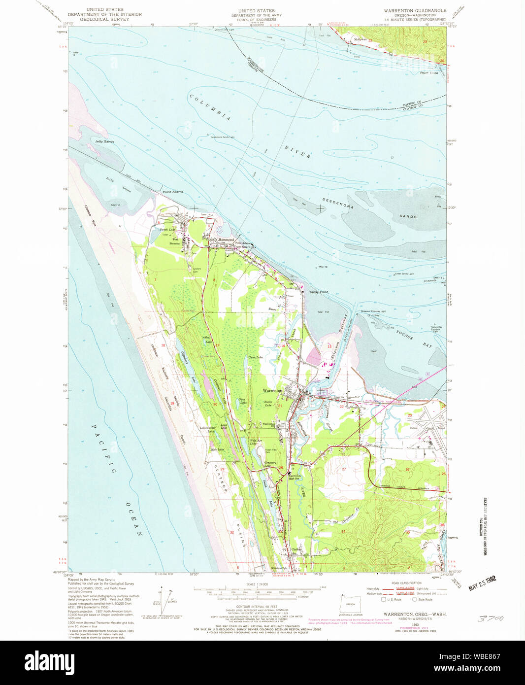 Map of warrenton hi-res stock photography and images - Alamy