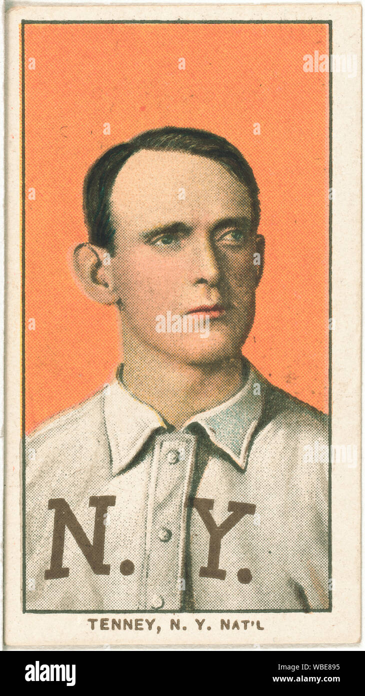 Fred Tenney, New York Giants, baseball card portrait Abstract/medium: 1 ...