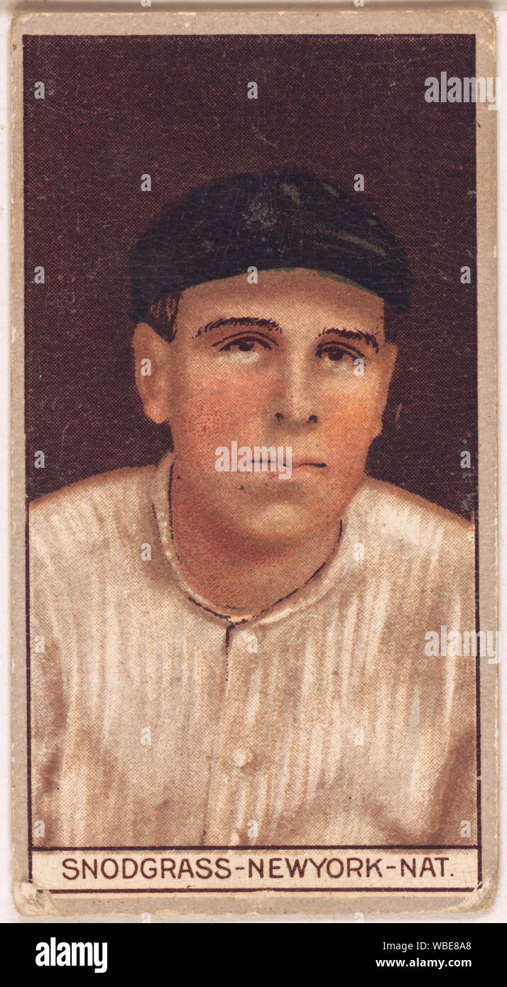 Fred Snodgrass, New York Giants, baseball card portrait Abstract/medium ...