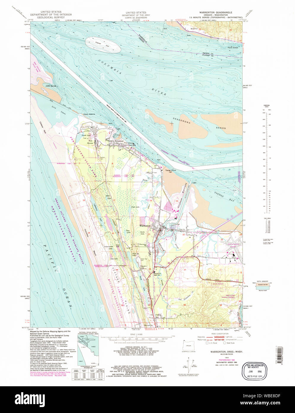 Map of warrenton hi-res stock photography and images - Alamy