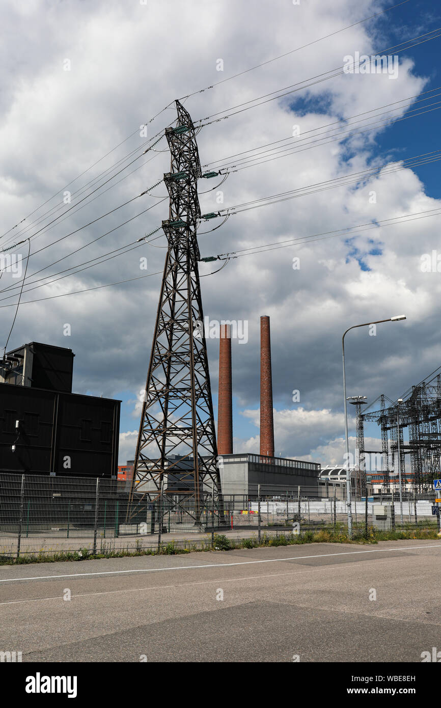 High voltage power lines hi-res stock photography and images - Alamy