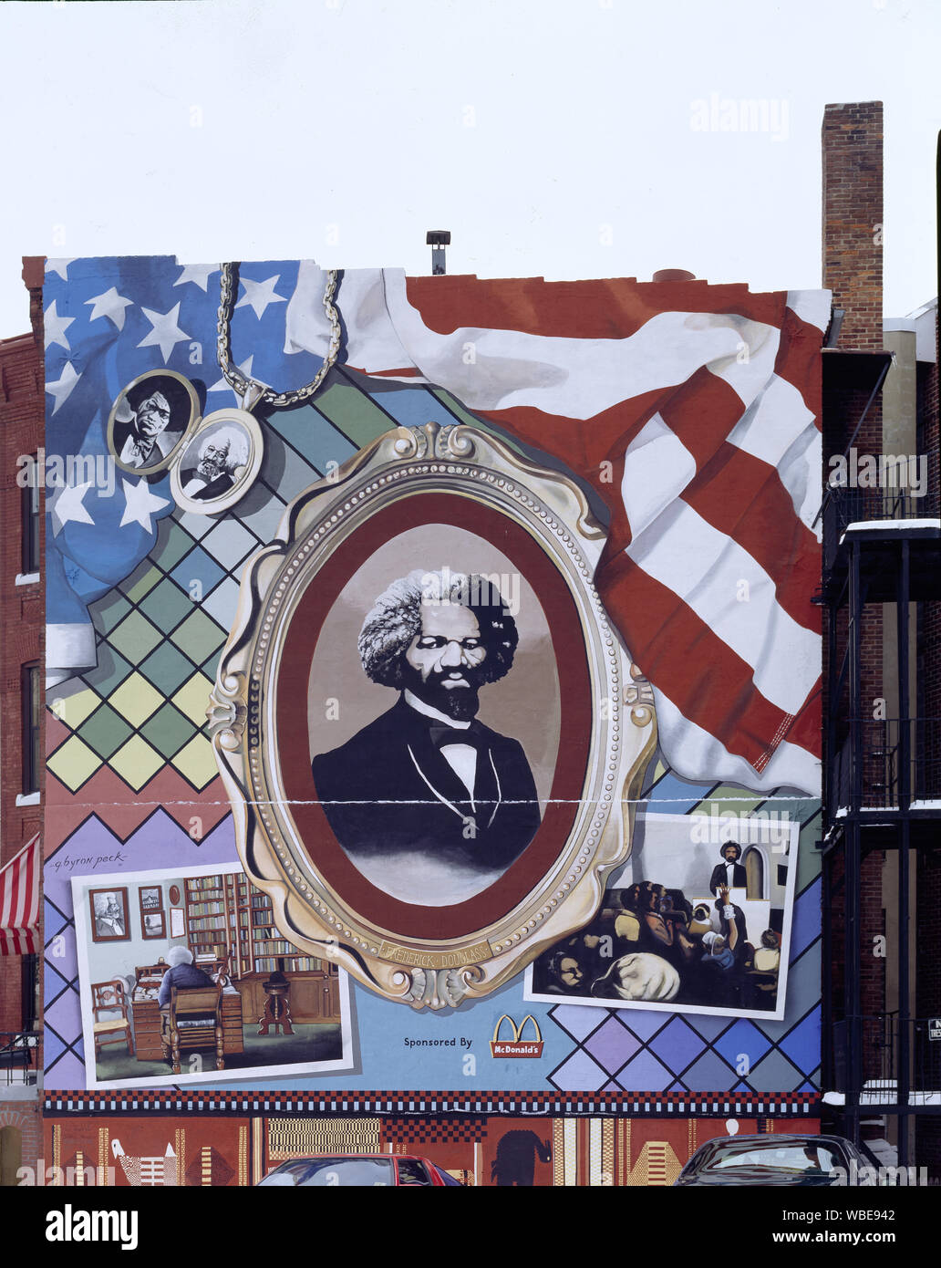 Frederick douglass mural hi-res stock photography and images - Alamy