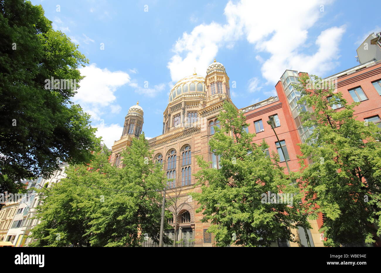 Neue Synagoge Jewish temple Berlin Germany Stock Photo - Alamy