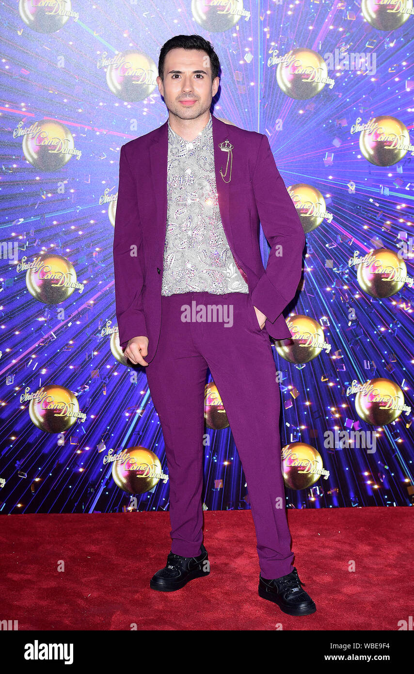 Will Bayley arriving at the red carpet launch of Strictly Come Dancing ...