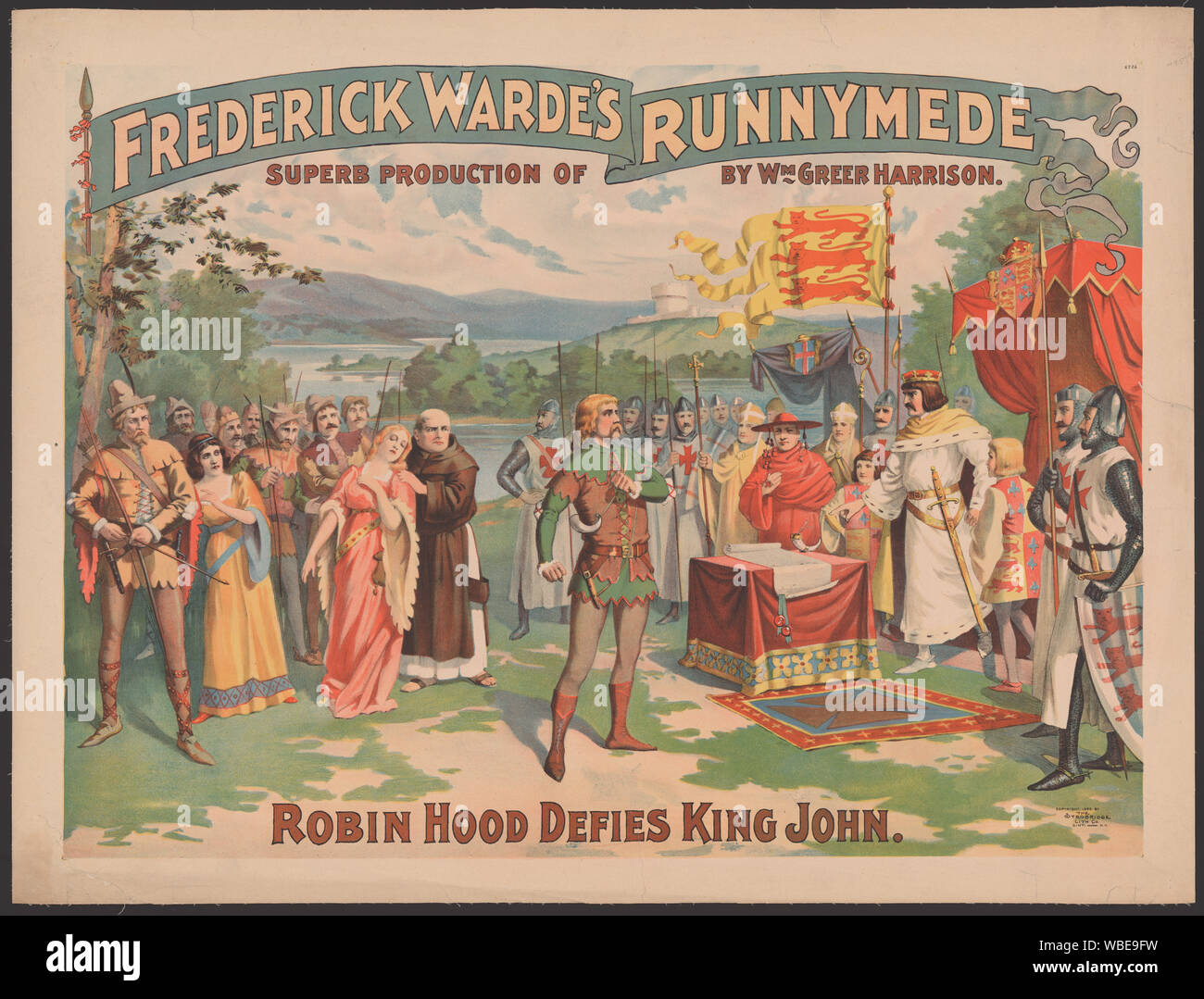 Frederick Warde's superb production of Runnymede by Wm. Greer Harrison ...