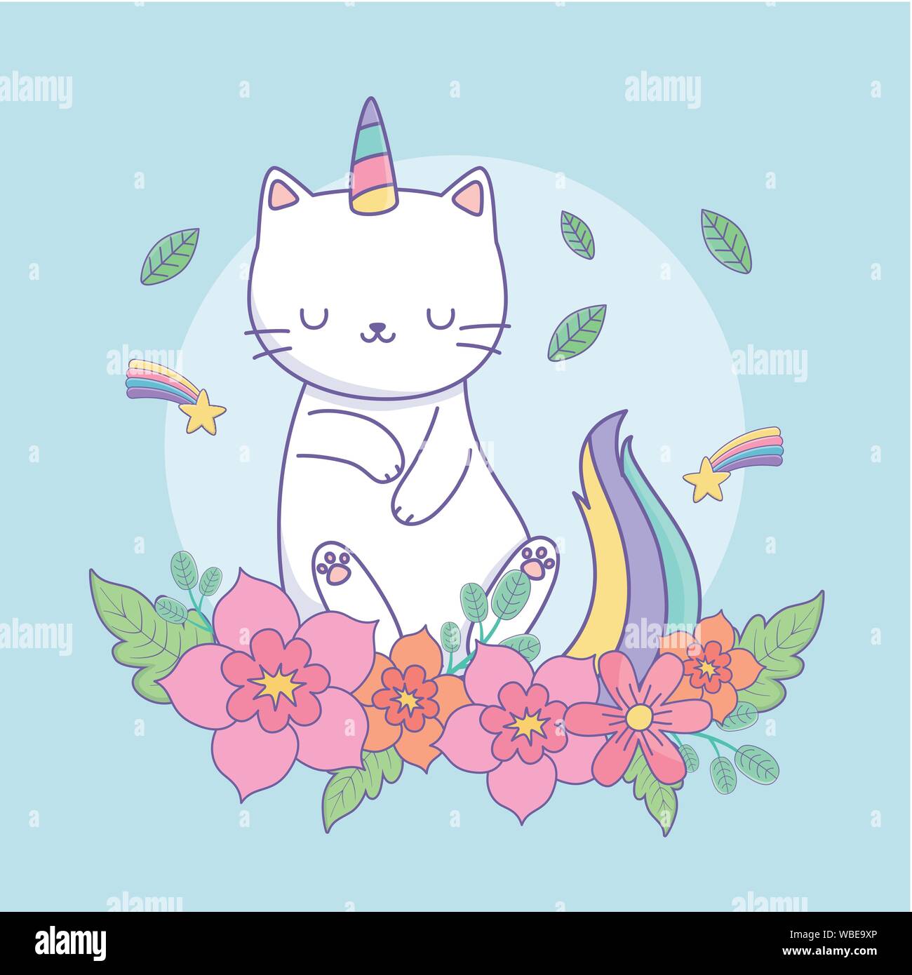 Caticorn Stock Vector Images - Alamy