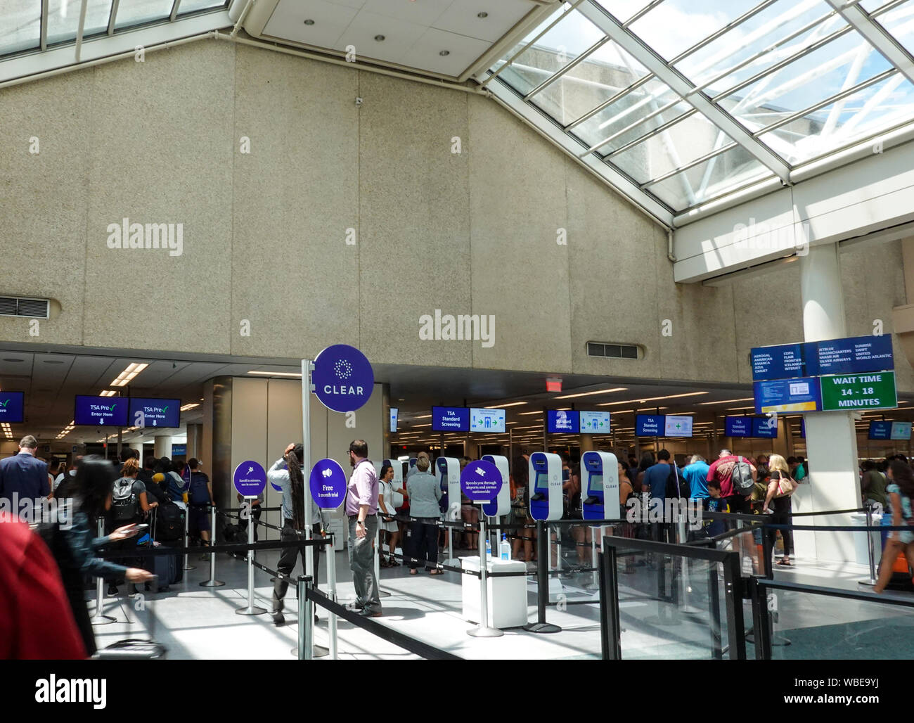 Clear airport security hi-res stock photography and images - Alamy