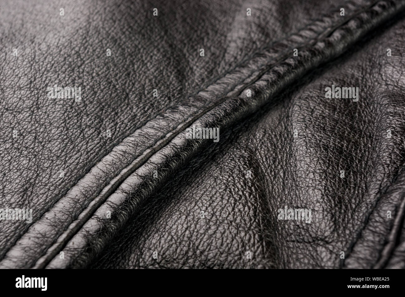 Old Black Leather Texture