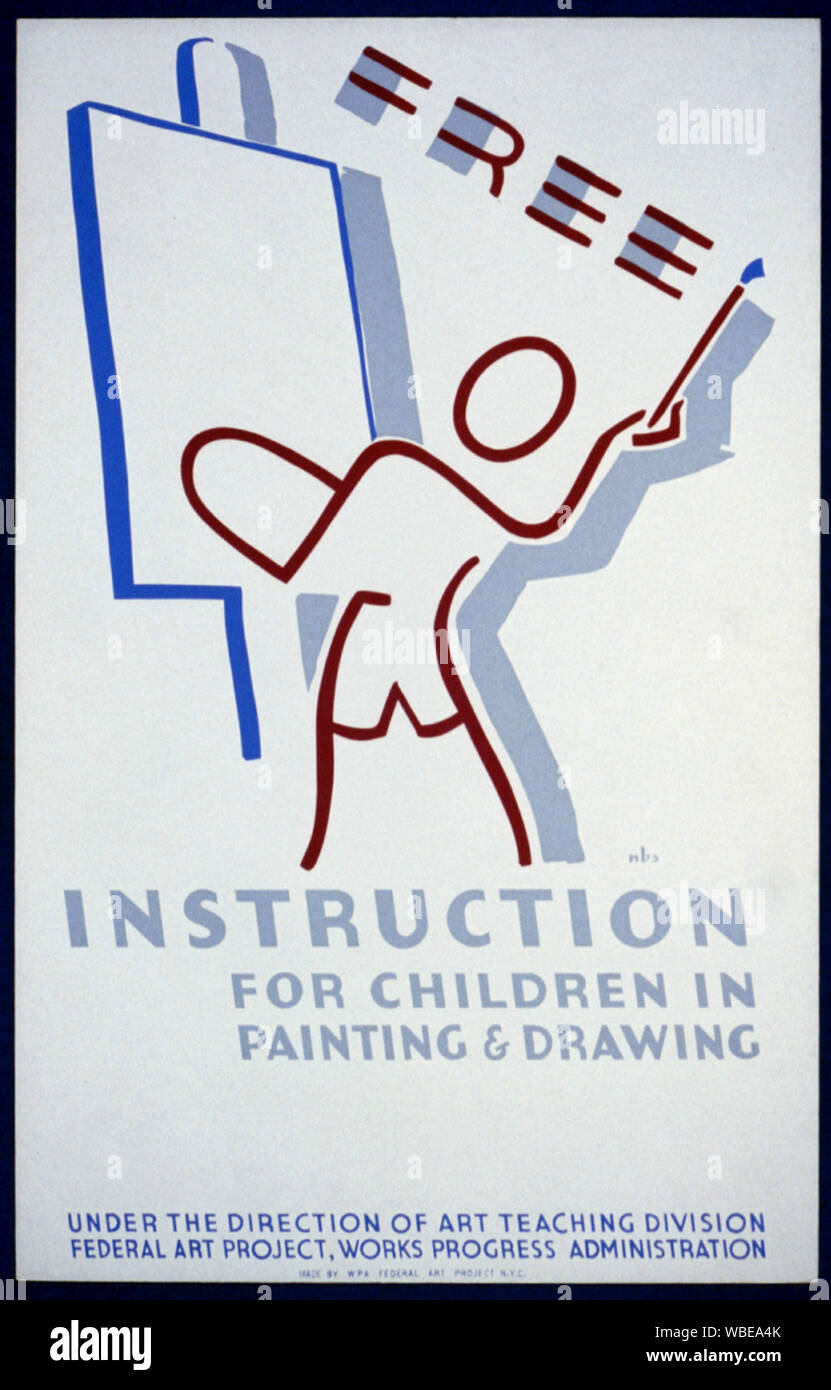Free instruction for children in painting & drawing Abstract: Poster ...