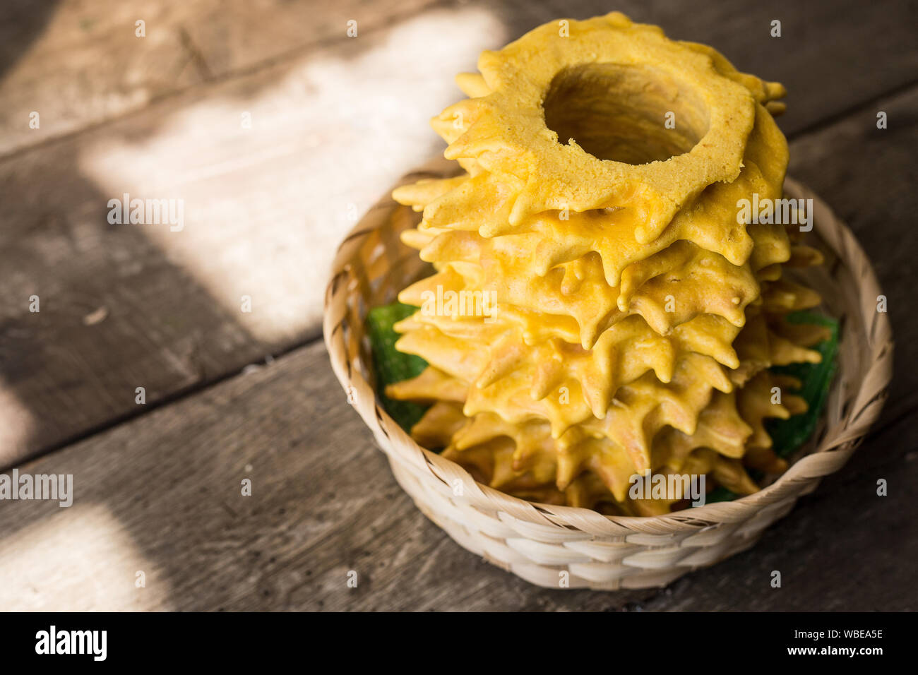Tree cake. Baumkuchen. Traditional Germany and Lithuania layered cake ...