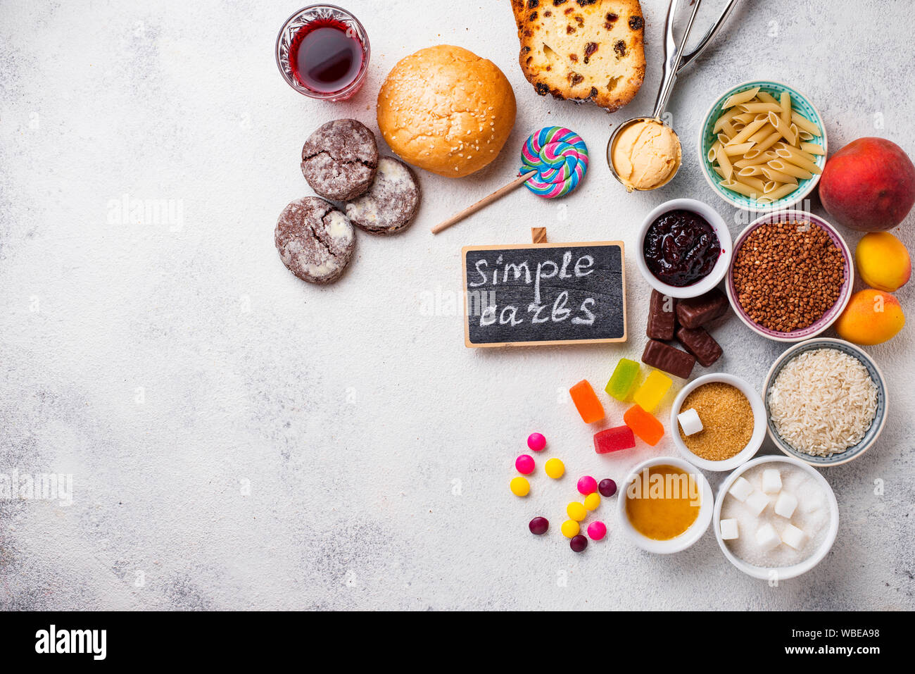 Fast carbohydrates hi-res stock photography and images - Alamy