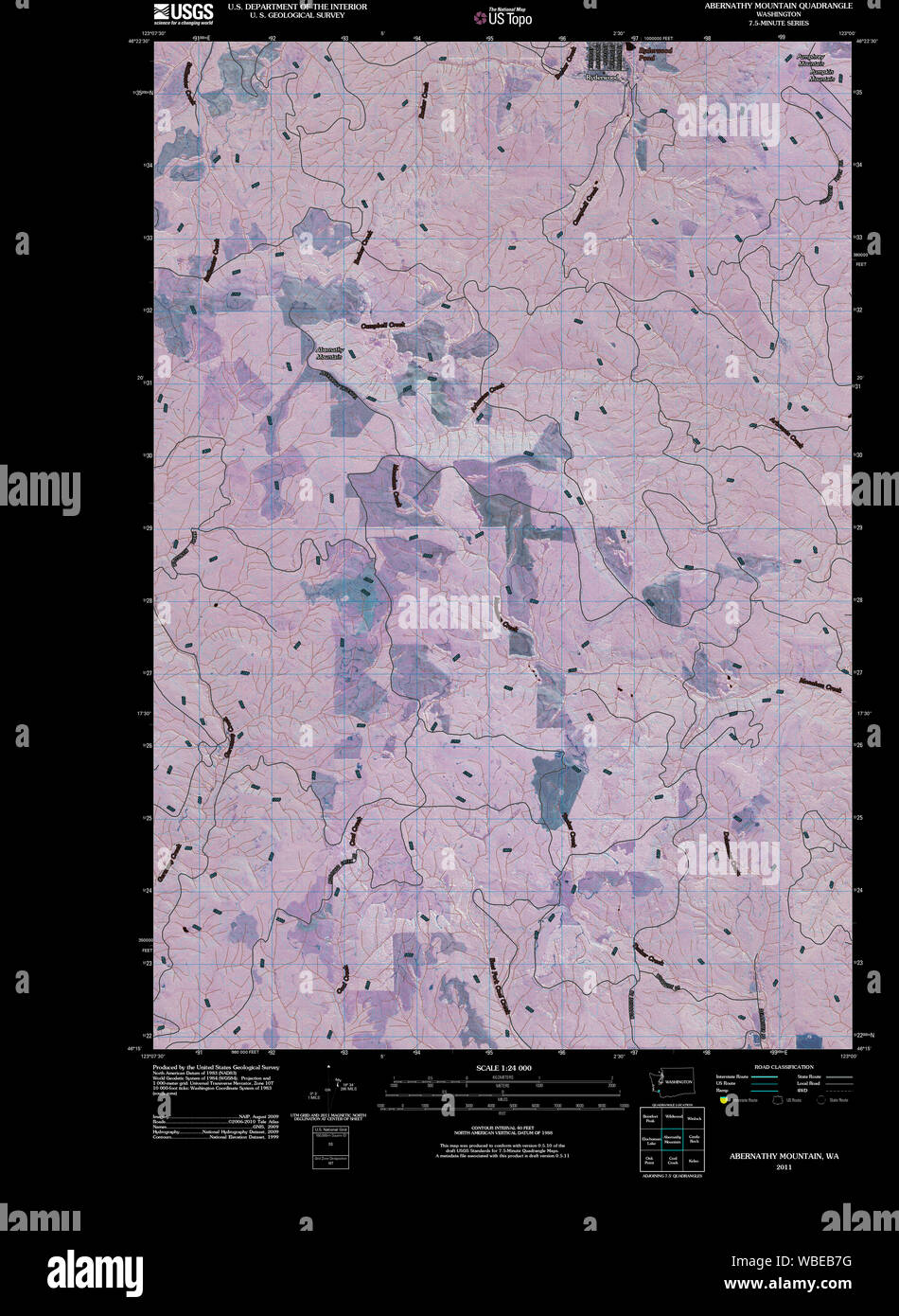 Map of abernathy hi-res stock photography and images - Alamy