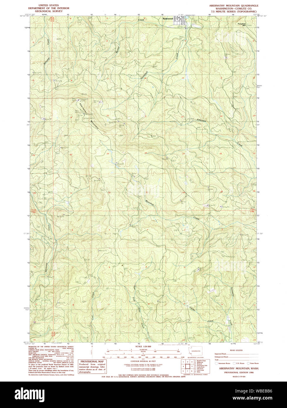 Map of abernathy hi-res stock photography and images - Alamy