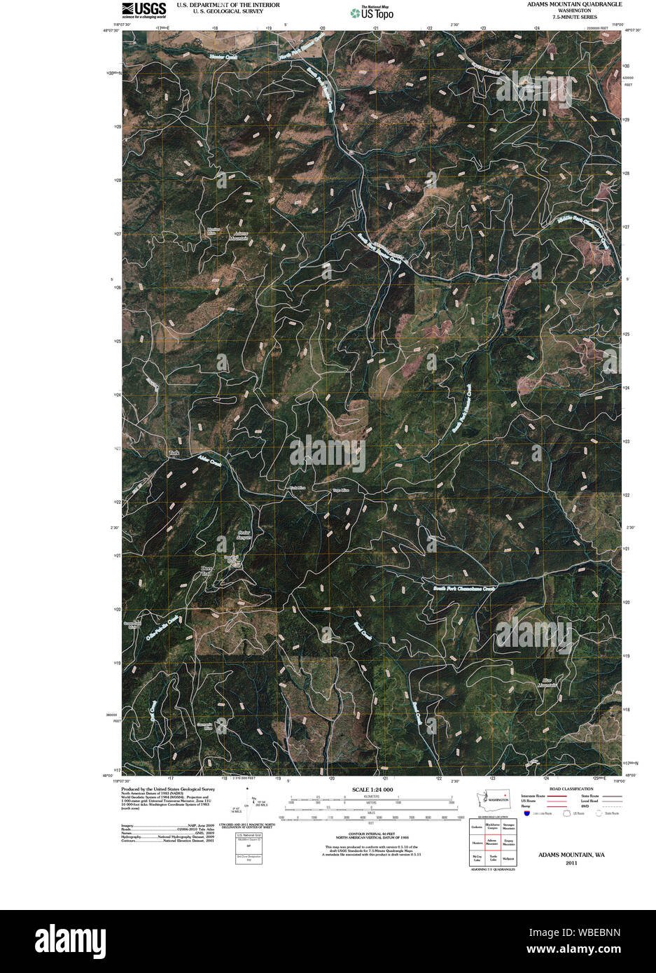 Adams state map Cut Out Stock Images & Pictures - Alamy