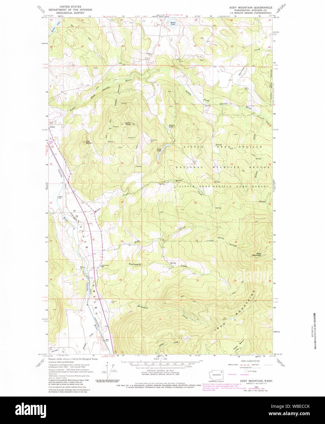 Map of addy washington hi-res stock photography and images - Alamy