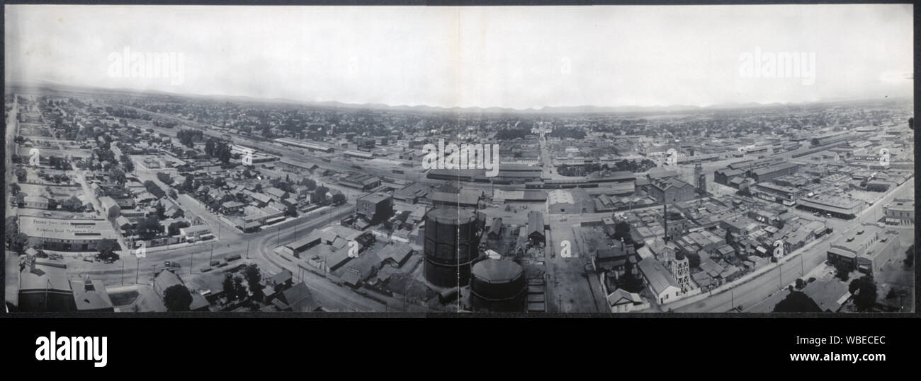 Fresno from 1000 ft. elevation Stock Photo - Alamy