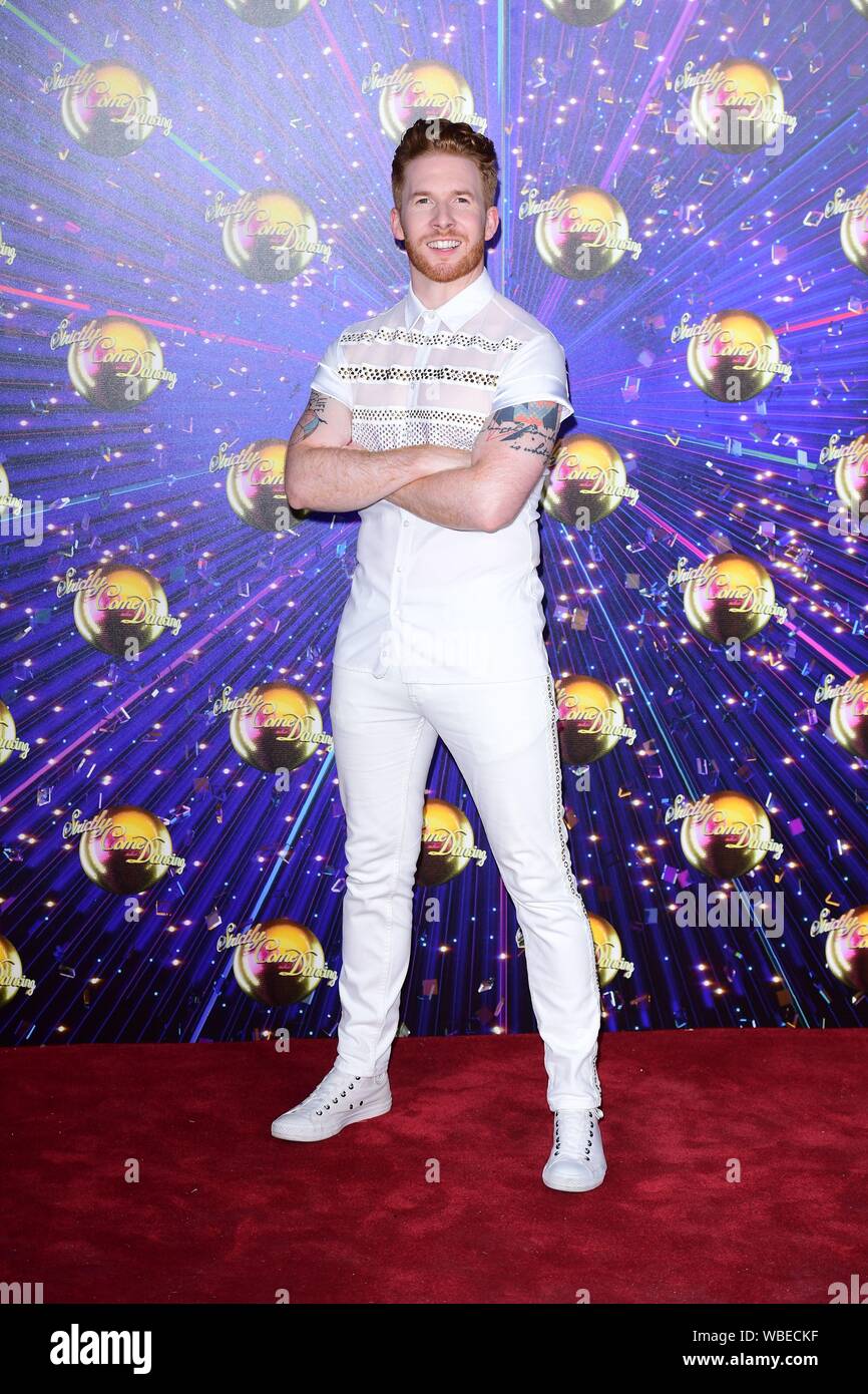 Neil Jones arriving at the red carpet launch of Strictly Come Dancing ...