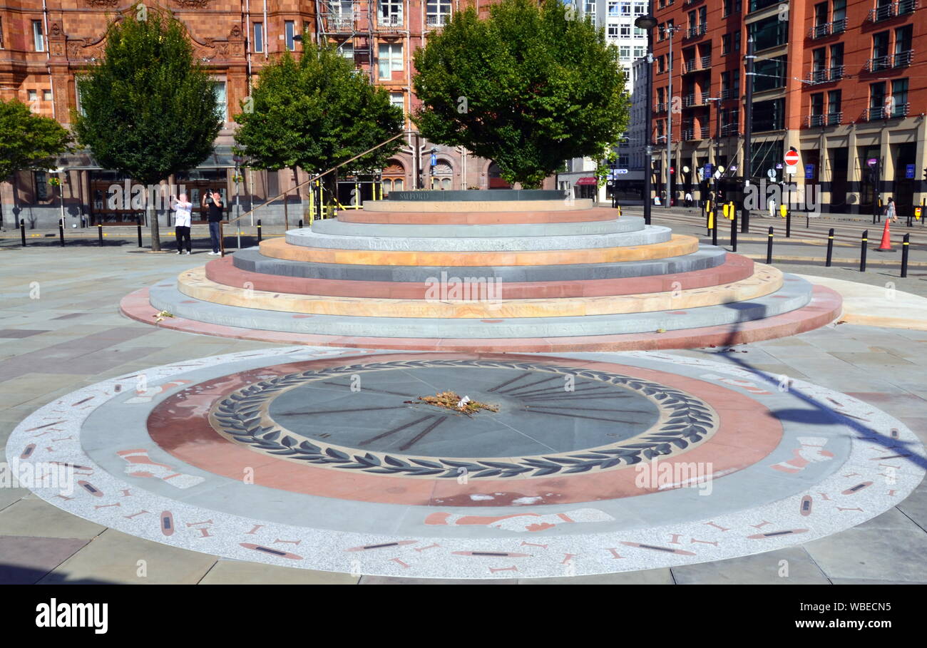 In 2019 a new Peterloo Memorial has been unveiled in Manchester, uk, on ...