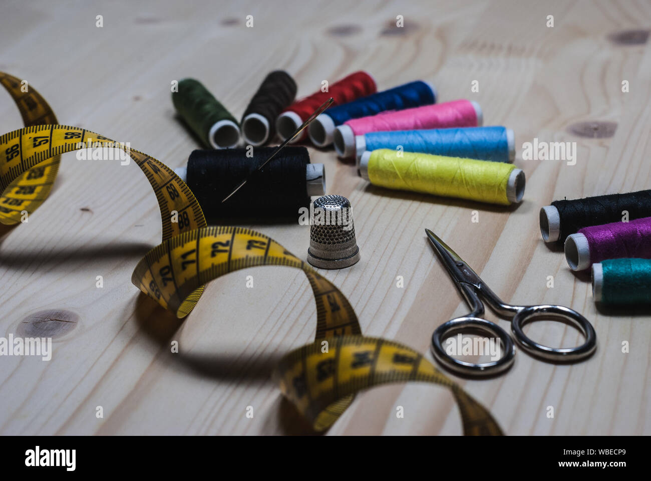 Tailor sewing dressmaking tools hi-res stock photography and images - Alamy