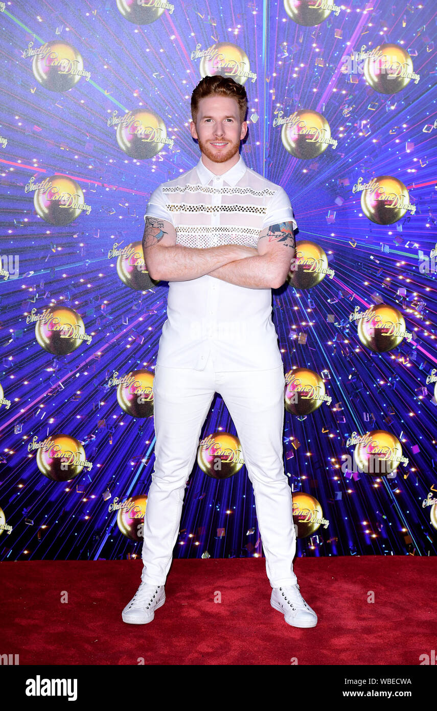 Neil Jones arriving at the red carpet launch of Strictly Come Dancing ...