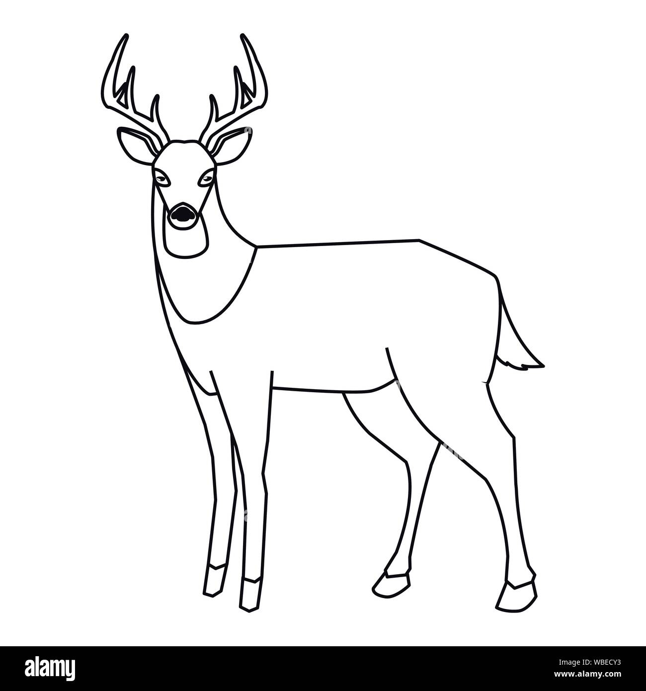 Deer Outline