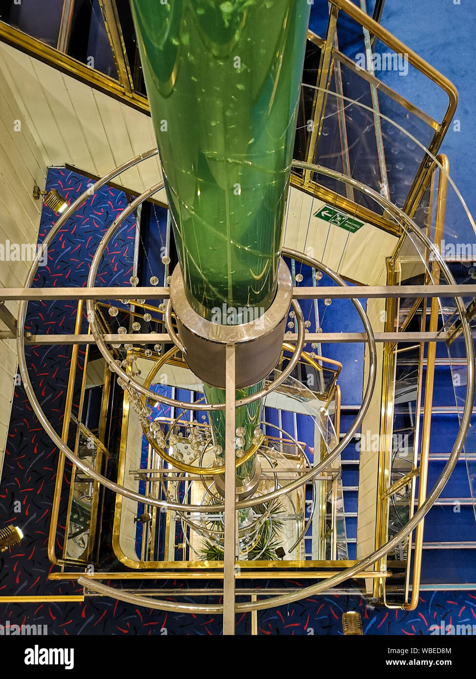 Ship interior staircase hi-res stock photography and images - Alamy