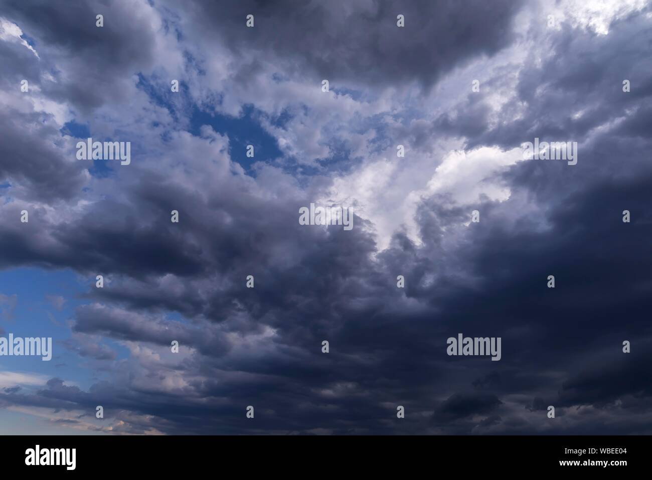 Rising rain clouds (Nimbostratus), Bavaria, Germany Stock Photo - Alamy