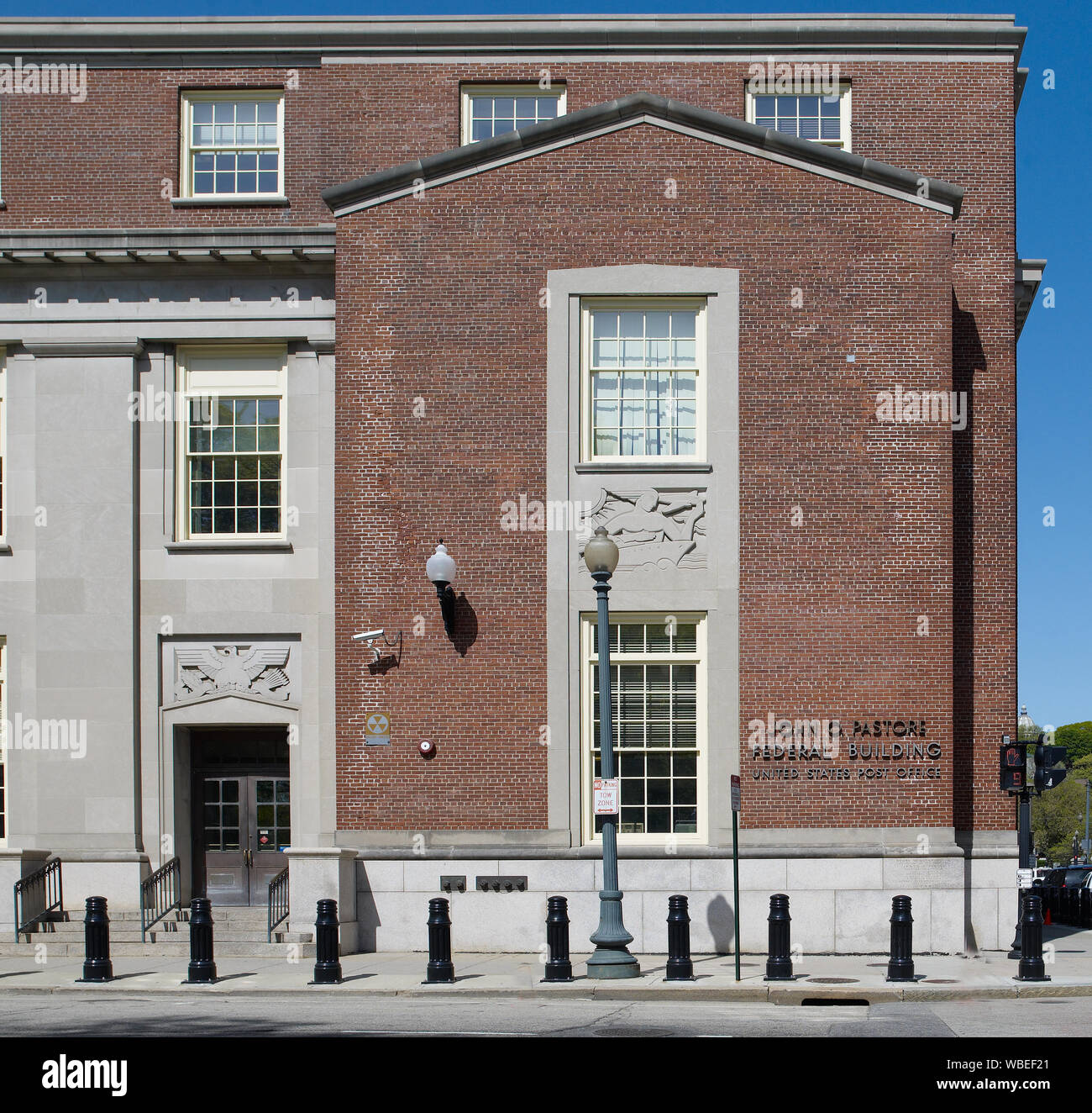 Front detail, John O. Pastore Federal Building, Providence, Rhode ...