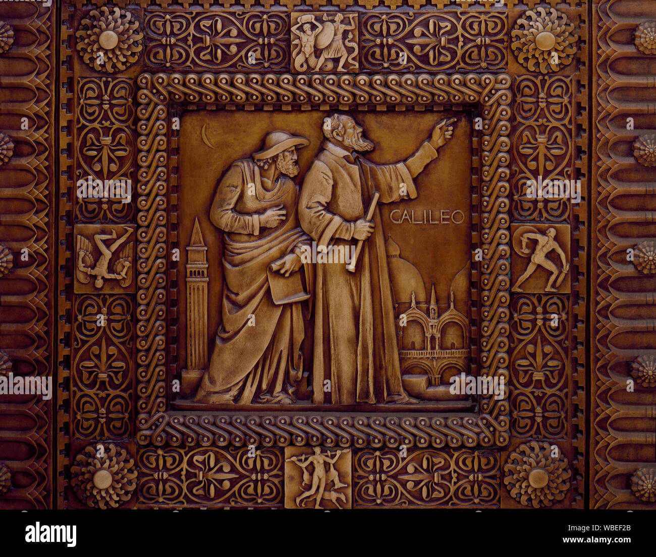 Front door of the National Academy of Sciences building, Washington, D ...