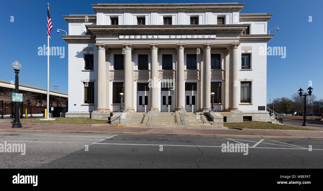 Front facade. Federal Building and U.S. Courthouse, Dothan, Alabama ...