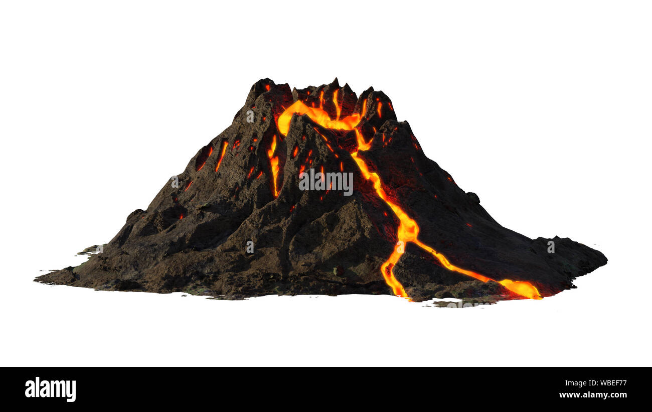 Volcano eruption Cut Out Stock Images & Pictures - Alamy