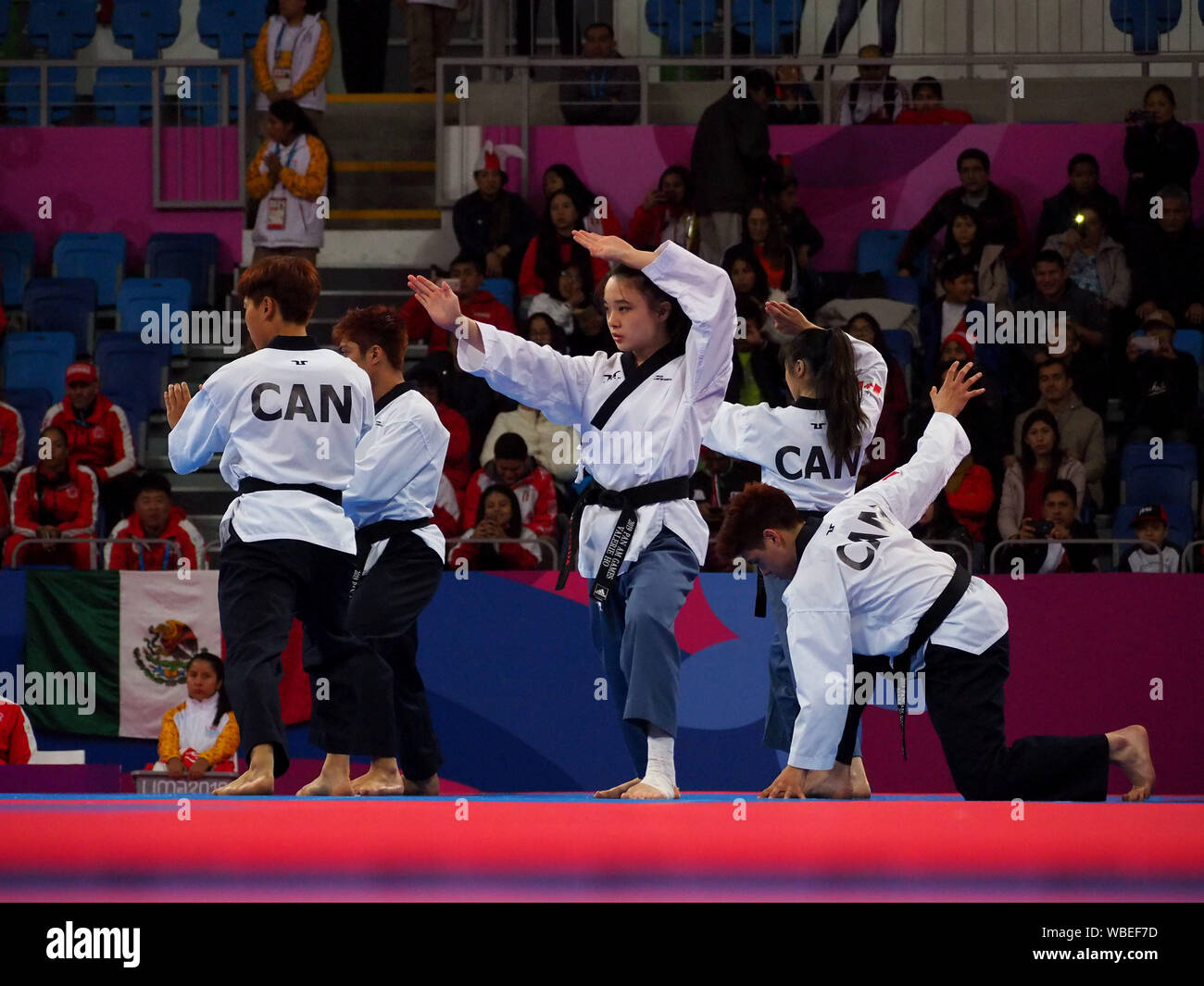 Taekwondo, Poomsae; Silver Medallists Mark Bush, Abbas Assadian, Jinsu ...